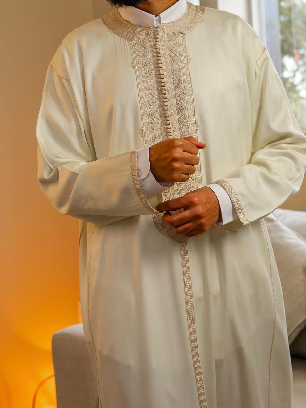 Custom Handmade Luxurious Kaftan Mlifa For Men Suited for Special Occa ...